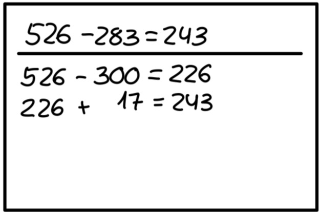 Aufgaben den halbschriftlichen Rechenstrategien zuordnen